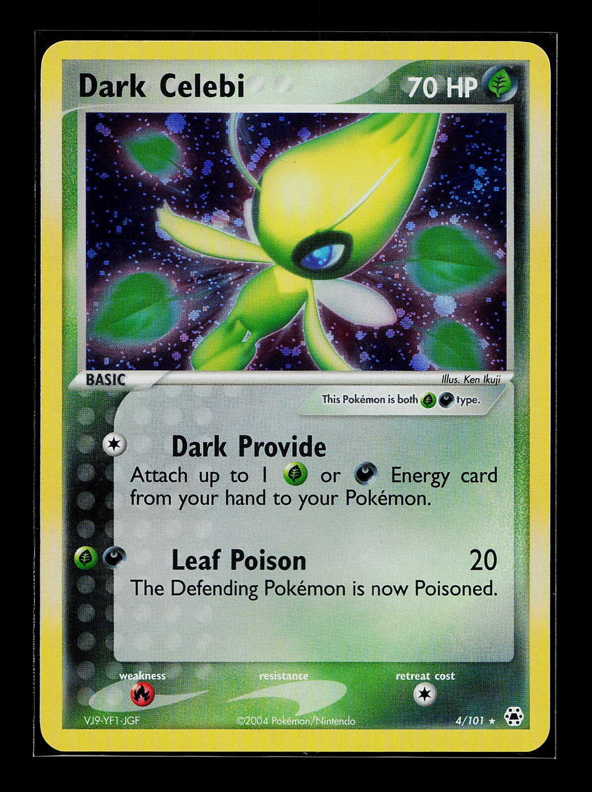 Dark Celebi Card