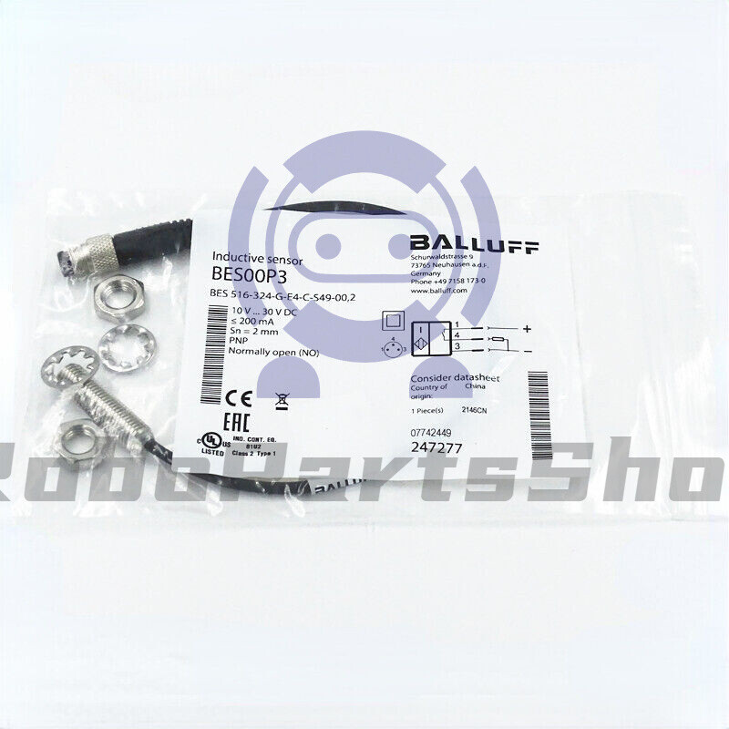 NEW BALLUFF BES00P3 BES 516-324-G-E4-C-S49-00,2 1pcs | eBay