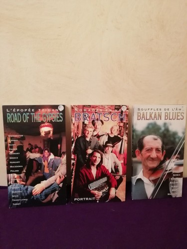 3 coffrets long box cd de musique Tzigane(Bratsch,balkan blues road to ...