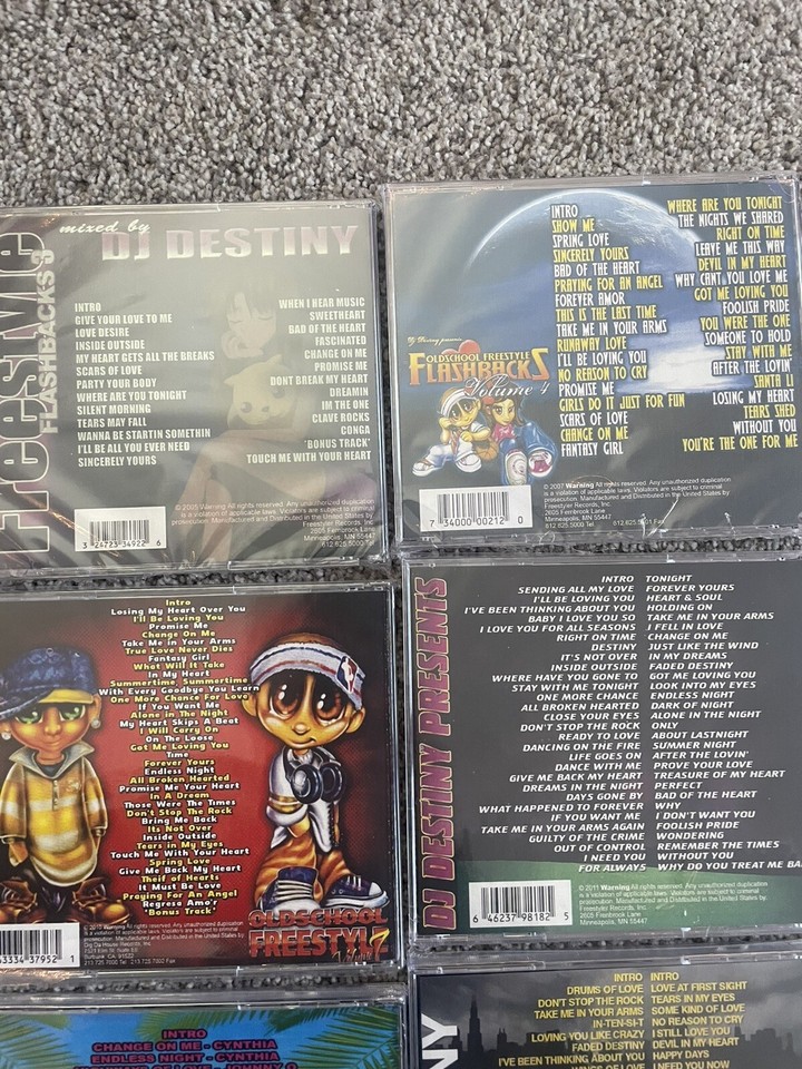 21!! Old School Latin Freestyle Mega Mixes (CD’s) Dj Destiny | eBay