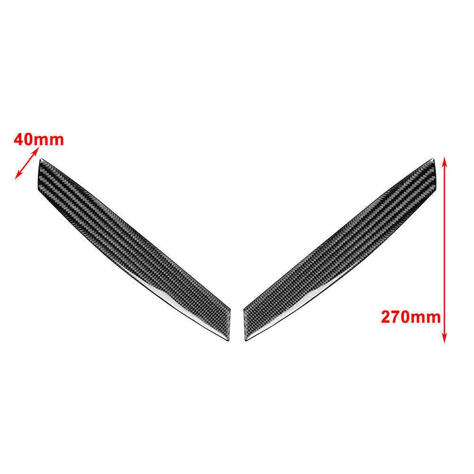 2 Pcs Carbon Fiber Interior Door Handle Strip Cover For BMW Z4 E85 2003 ...
