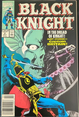 Marvel Comics BLACK KNIGHT #2 (Jul 1990) Roy Thomas Tony DeZuñiga Rich ...