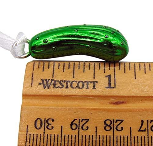Pickle Ornament Little Glass Gherkin Tree Christmas Decoration Set ...