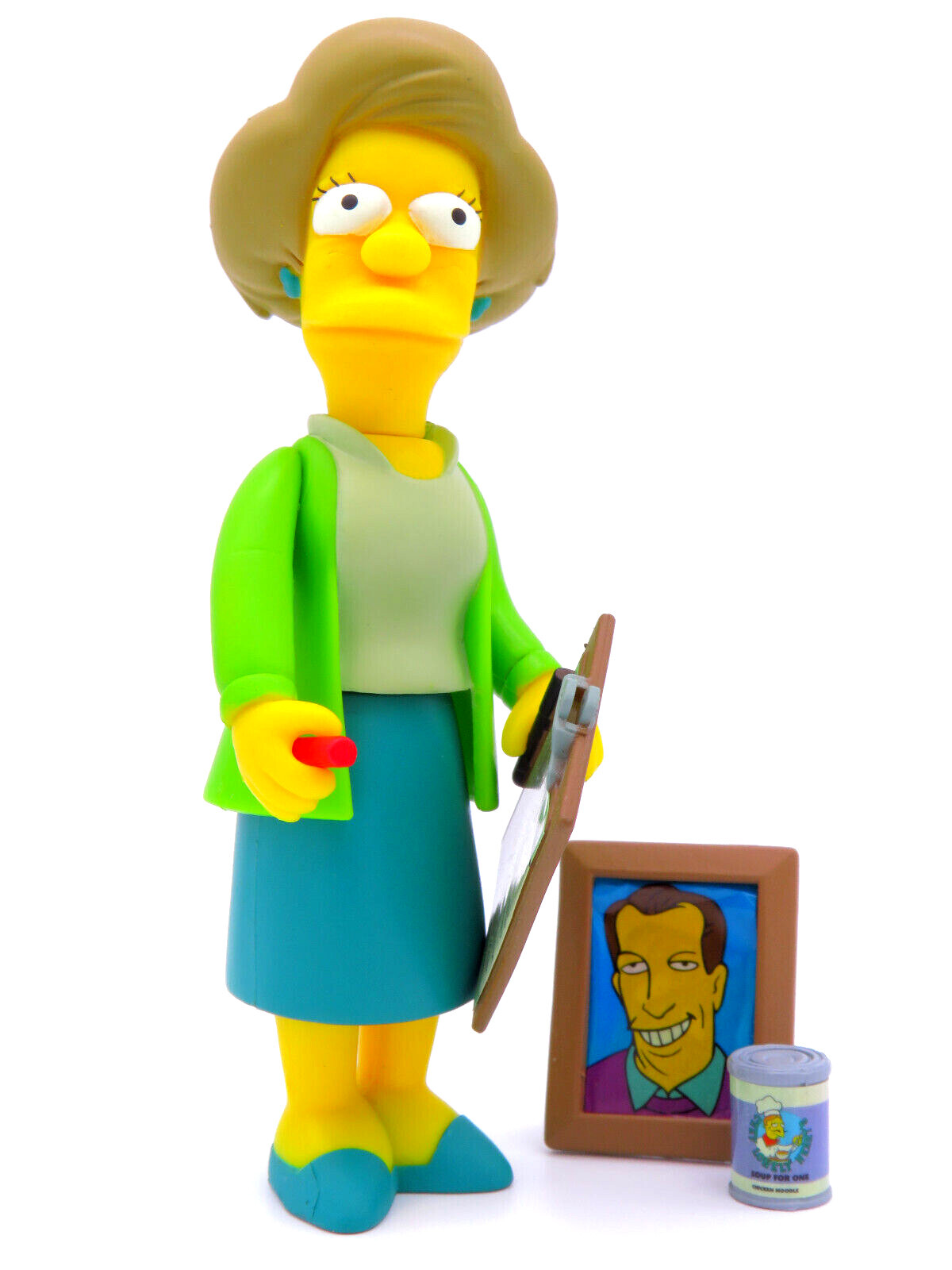 The Simpsons Figure - 2001 Edna Krabappel - Playmates World of ...