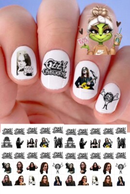 Ozzy Osborne Nail Decals Set Of 50 Instructions & Bonus | eBay