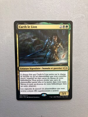 Mtg MH2 Modern Horizons Carth, the Lion French NM | eBay