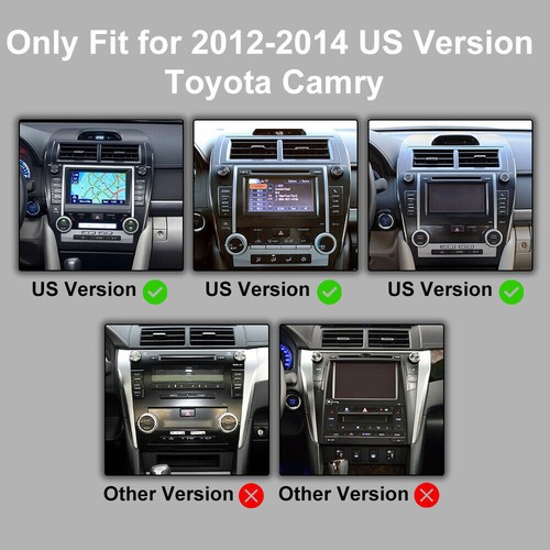 For Toyota Camry 2015 2016 2017 Android 12 Car Stereo Radio Bluetooth ...