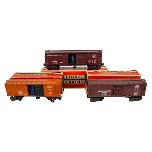 Lionel NYC & PRR Operating Box Car 1:48 O Scale Model Train Freight Car ...