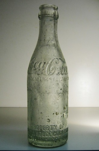 RARE 1930's COCA-COLA Shoulder Script Soda Bottle, BATON ROUGE, LA ...