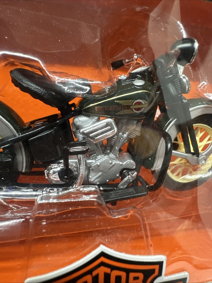 Maisto Harley Davidson Motorcycle DIECAST 1936 El knucklehead 1:18 ...