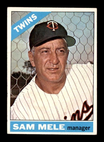 1966 Topps #3 Sam Mele MG VG/VGEX X3013549 | eBay