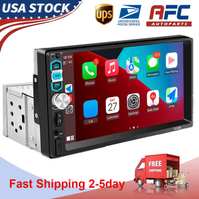 For Apple Carplay Android Auto FM Player Touch Screen Car Stereo ...