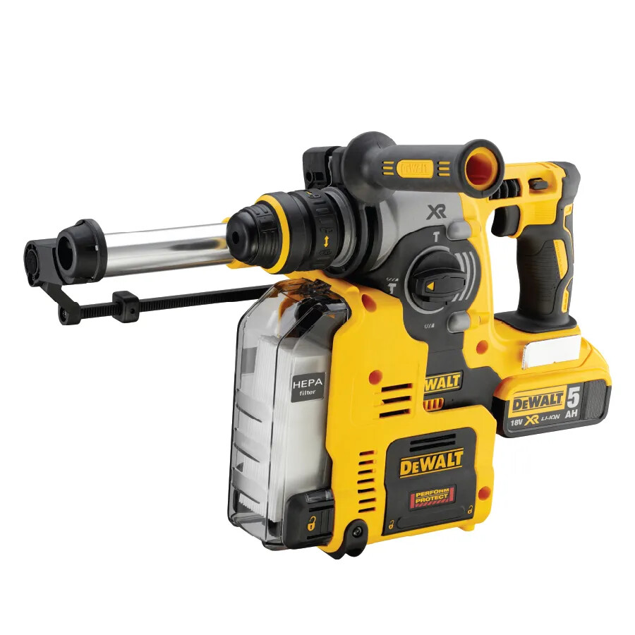 DeWALT DUST EXTRACTION SYSTEM Suits DCH274, Compact Inline Design ...