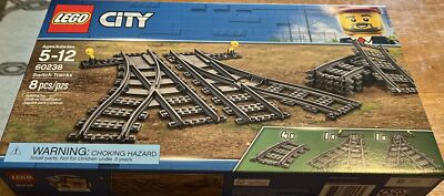 LEGO CITY: Switch Tracks (60238) Includes 2 Switch Tracks and 4 Curved ...