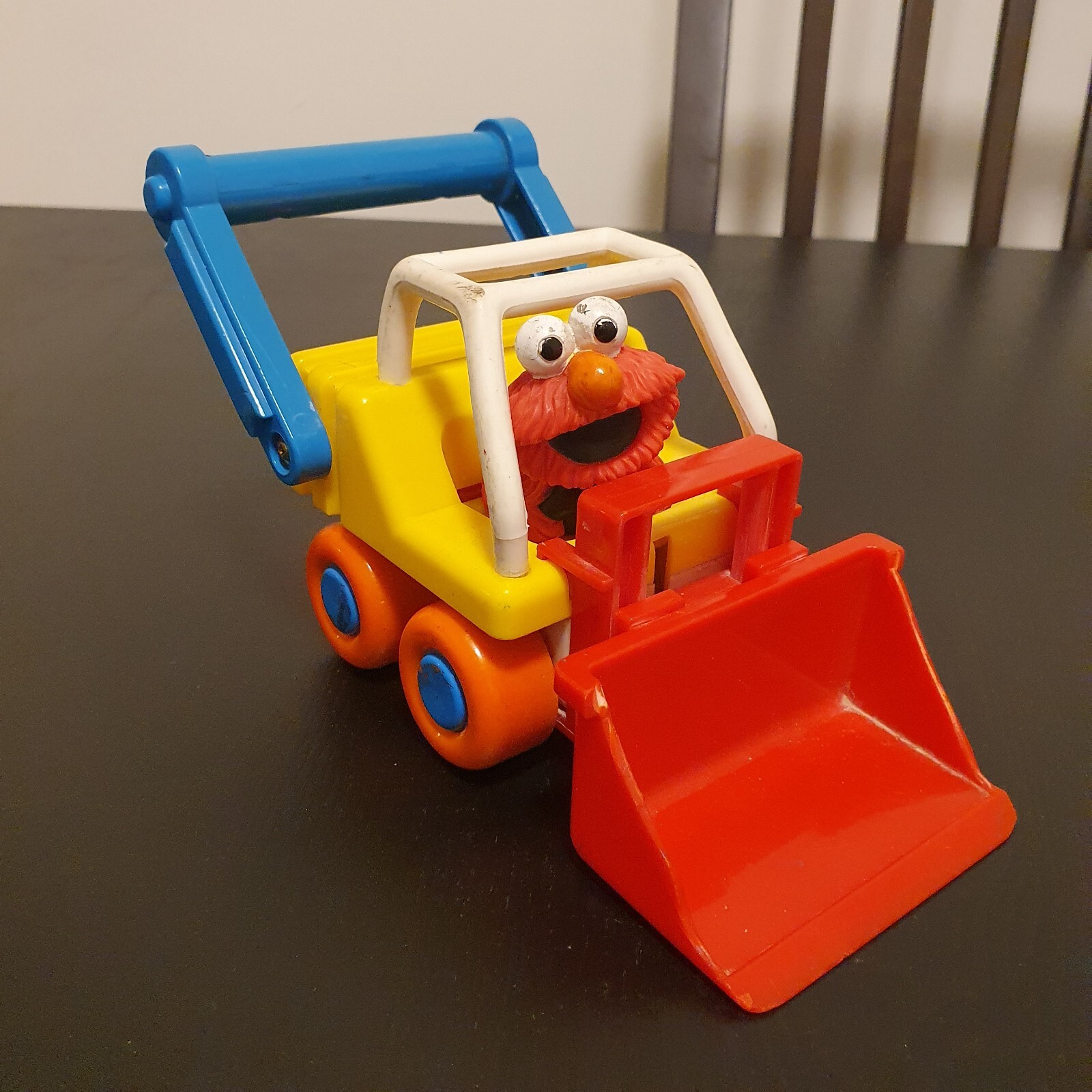 Elmo Vintage Digger Construction Toy Sesame Street Retro | eBay