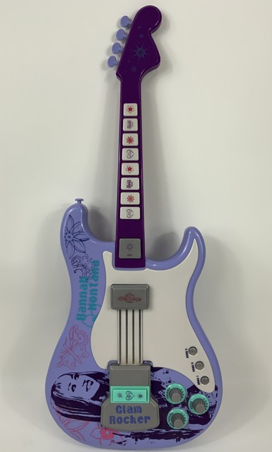 Disney Hannah Montana Rock Pop Star Electric Guitar Karaoke Headset ...