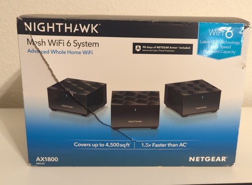 NETGEAR Nighthawk Whole Home Mesh WiFi 6 System (MK63S) 606449154955 | eBay
