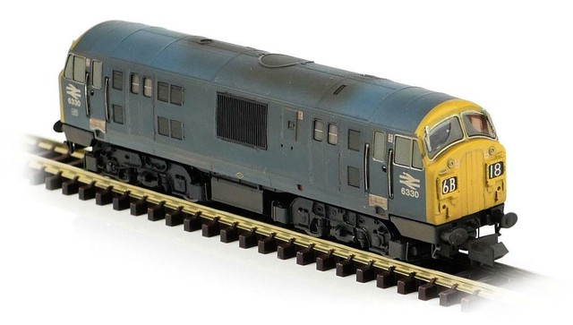 Dapol Class 22 N Gauge Weathered BR Green D6316 DCC Ready for sale ...
