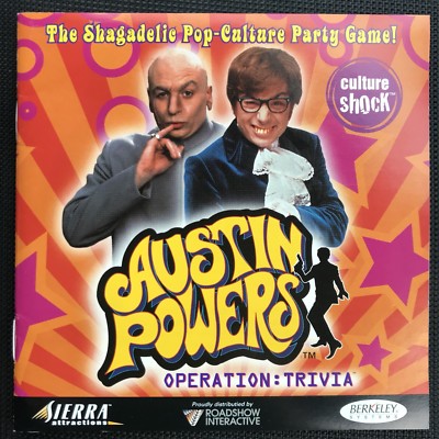 AUSTIN POWERS - OPERATION TRIVIA - PC MAC CD ROM GAME SOFTWARE | eBay ...