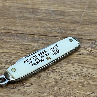 Vintage Keychain Salesman Sample Pocket Knife Promo Promotional Key Fob ...