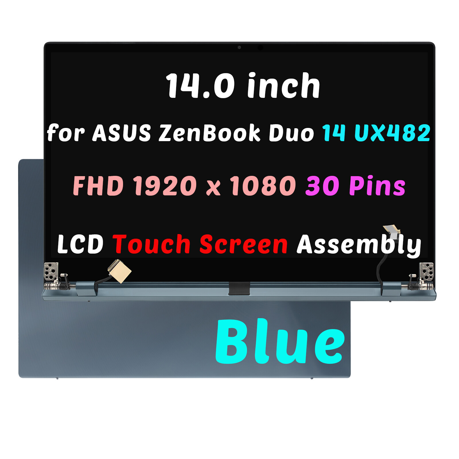 for ASUS ZenBook Duo 14 UX482EA-ES51T UX482EAR FHD LED LCD Touch Screen ...