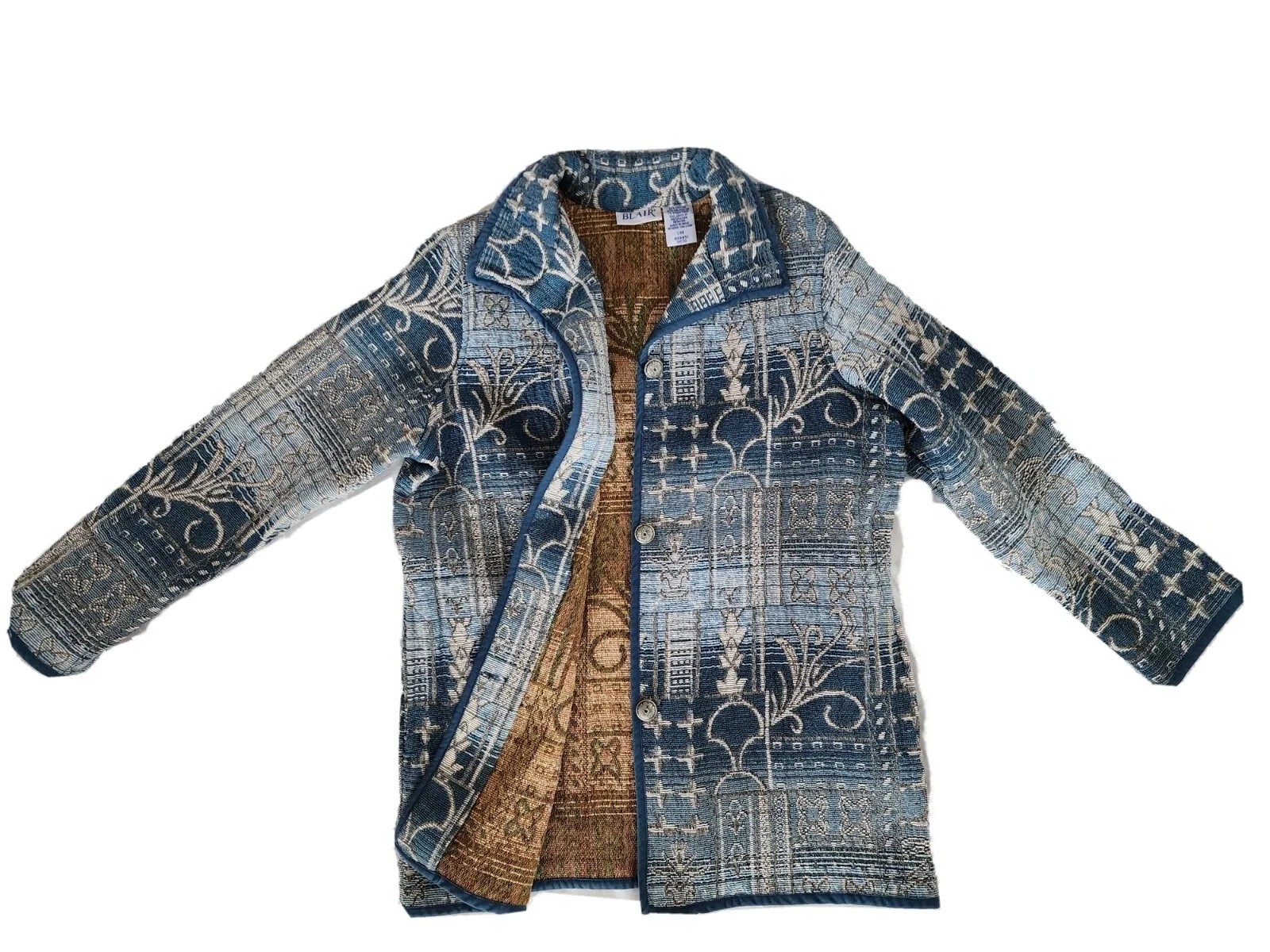 Vintage Blair Tapestry Jacket barn work chore Coat Sz… - Gem