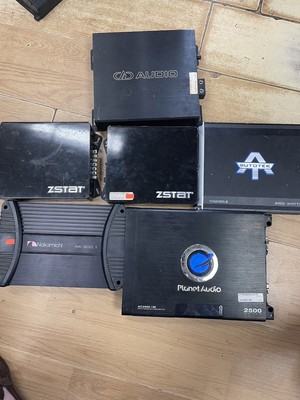 Lot 6 Amps Zstat Planet Audio Nakamichi Autotek | eBay