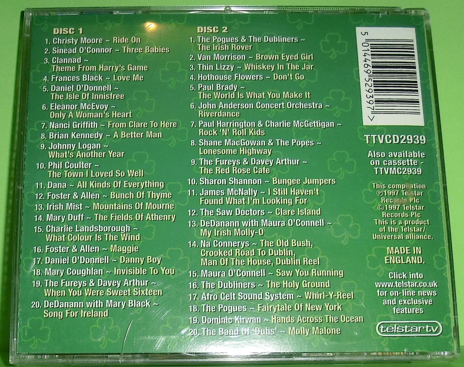 The Greatest Irish Album Ever Made (CD) 40 Unforgettable Irish Classics ...