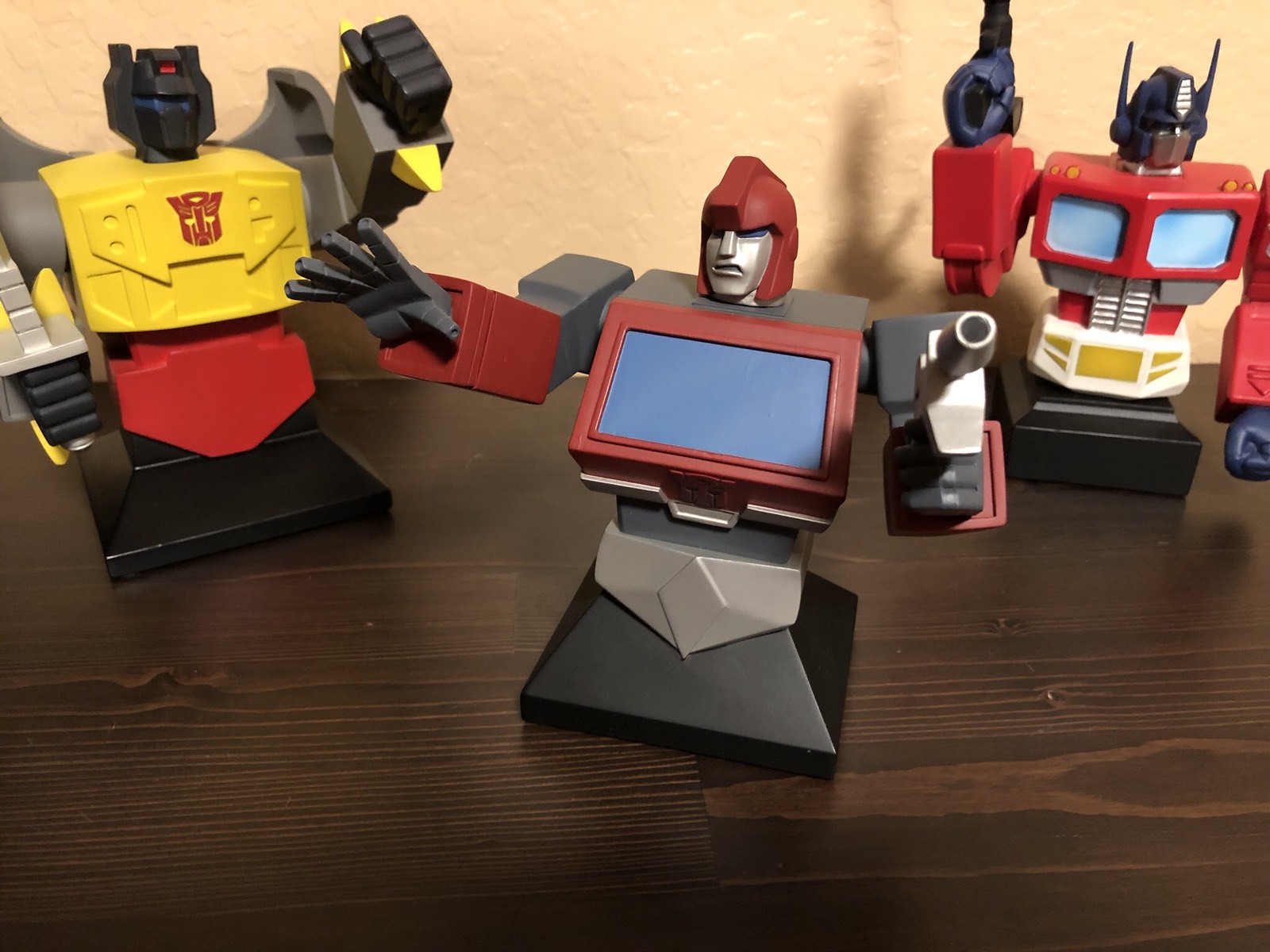 2002 Hard Hero Transformers IRONHIDE Gen 1 Bust W/ Box MINT #0281 / ...