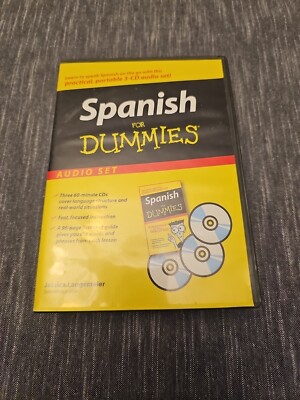 Spanish For Dummies Audio Set - Audio CD By Langemeier, Jessica - VERY ...