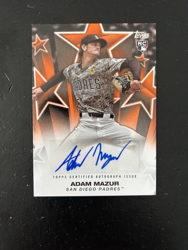 Adam Mazur Baseball Stars Autograph /25 Topps Series 1 | eBay