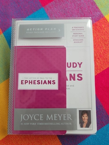 Joyce Meyer Bible Study Of Ephesians DVD CD Set Workbook (1 CD Missing ...