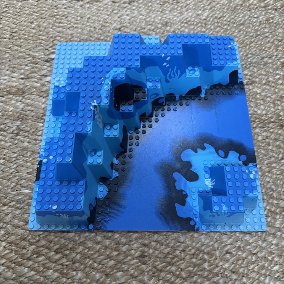 Lego Base Plates 6024 Aquazone Underwater Blue Ocean Sea Canyon 32x32 ...