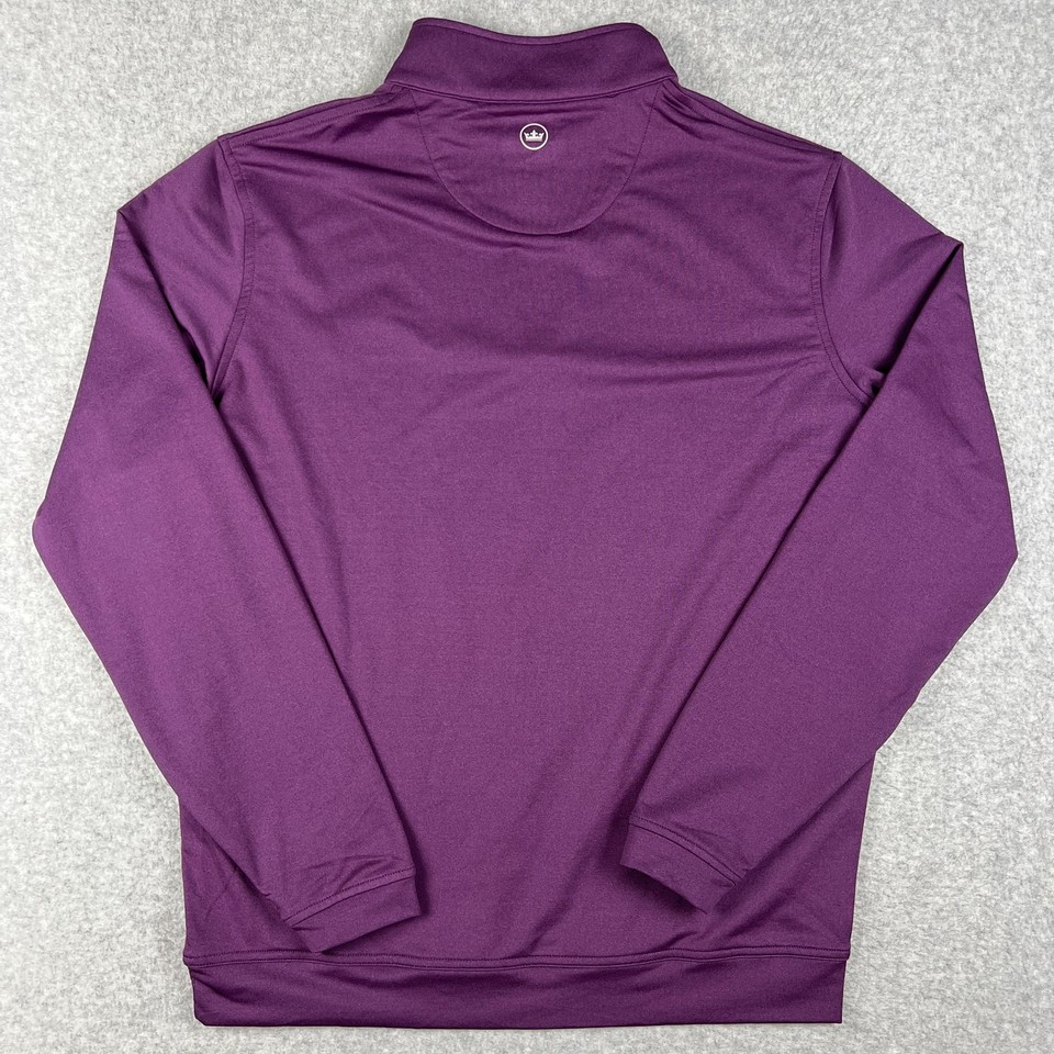 Peter Millar Golf Perth Quarter Zip Performance Pullover Medium Mens ...