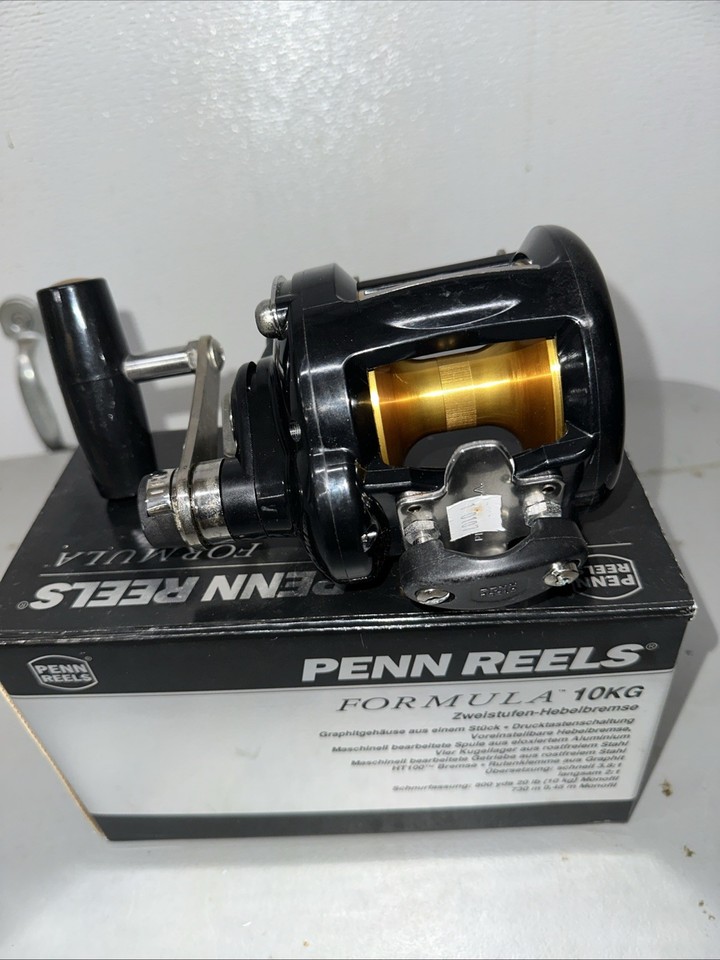 Penn Formula 10kg Lever Drag 2 Speed Saltwater Trolling Fishing reel ...