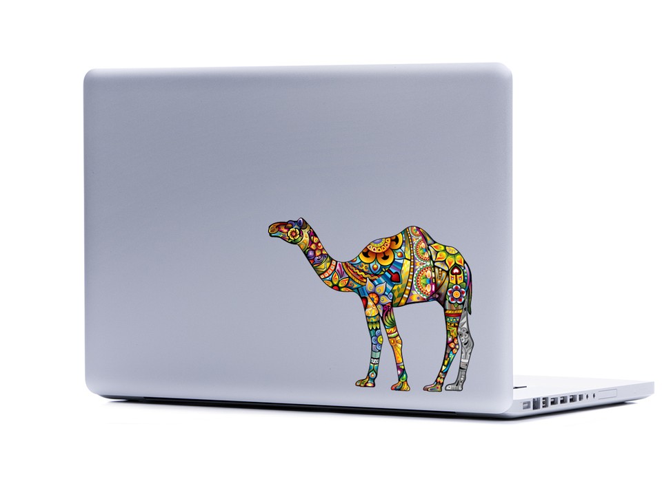 Ornate Camel Vinyl Laptop or Automotive Art sticker decal computer auto ...