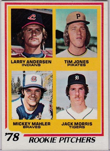 1978 TOPPS - #703 JACK MORRIS (TIGERS)!! NR MT CONDITION! GREAT ROOKIE ...
