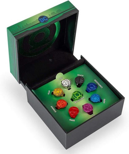 DC Comics Green Lantern Power Rings | Lantern Corps Power Rings | 9 ...