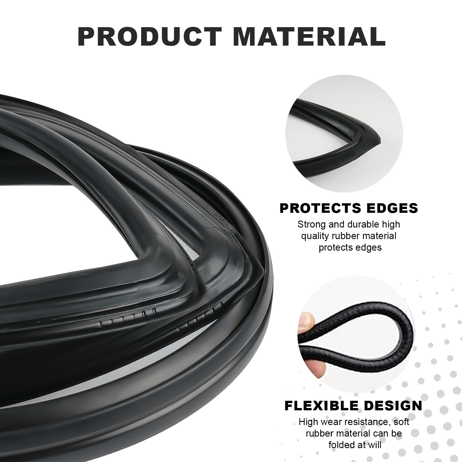 Front Windshield Rubber Seals For Toyota 1984-1988 Hilux 4-Runner LN50 ...