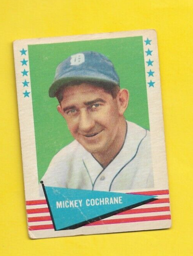 1961 Fleer Mickey Cochrane #15 Philadelphia A's Detroit GOOD/VERY GOOD ...