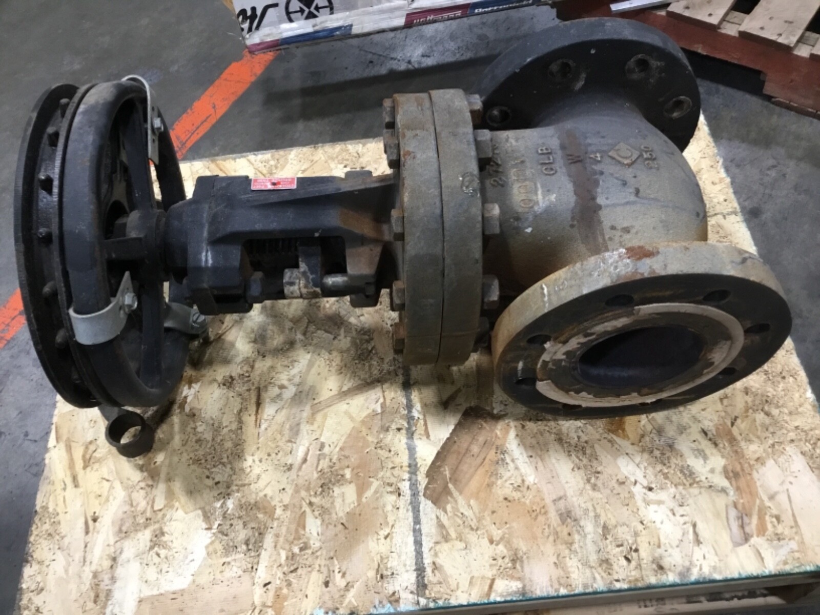 Stockham F667 Manual 250 Iron Flanged 2.5in Wedge Gate Valve for sale ...