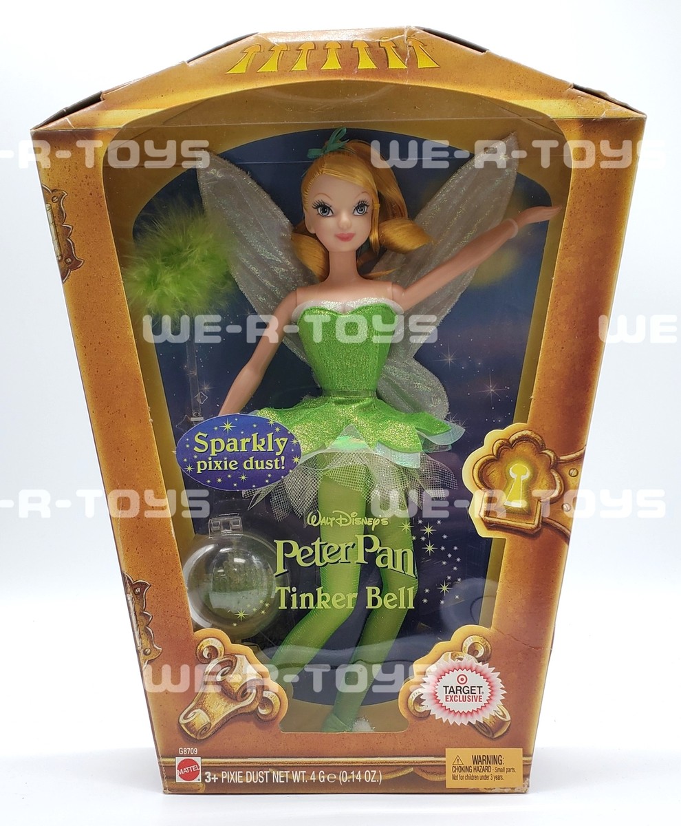 Tinkerbell With Wand And Pixie Dust DISNEY PETER PAN Tinker Bell Doll