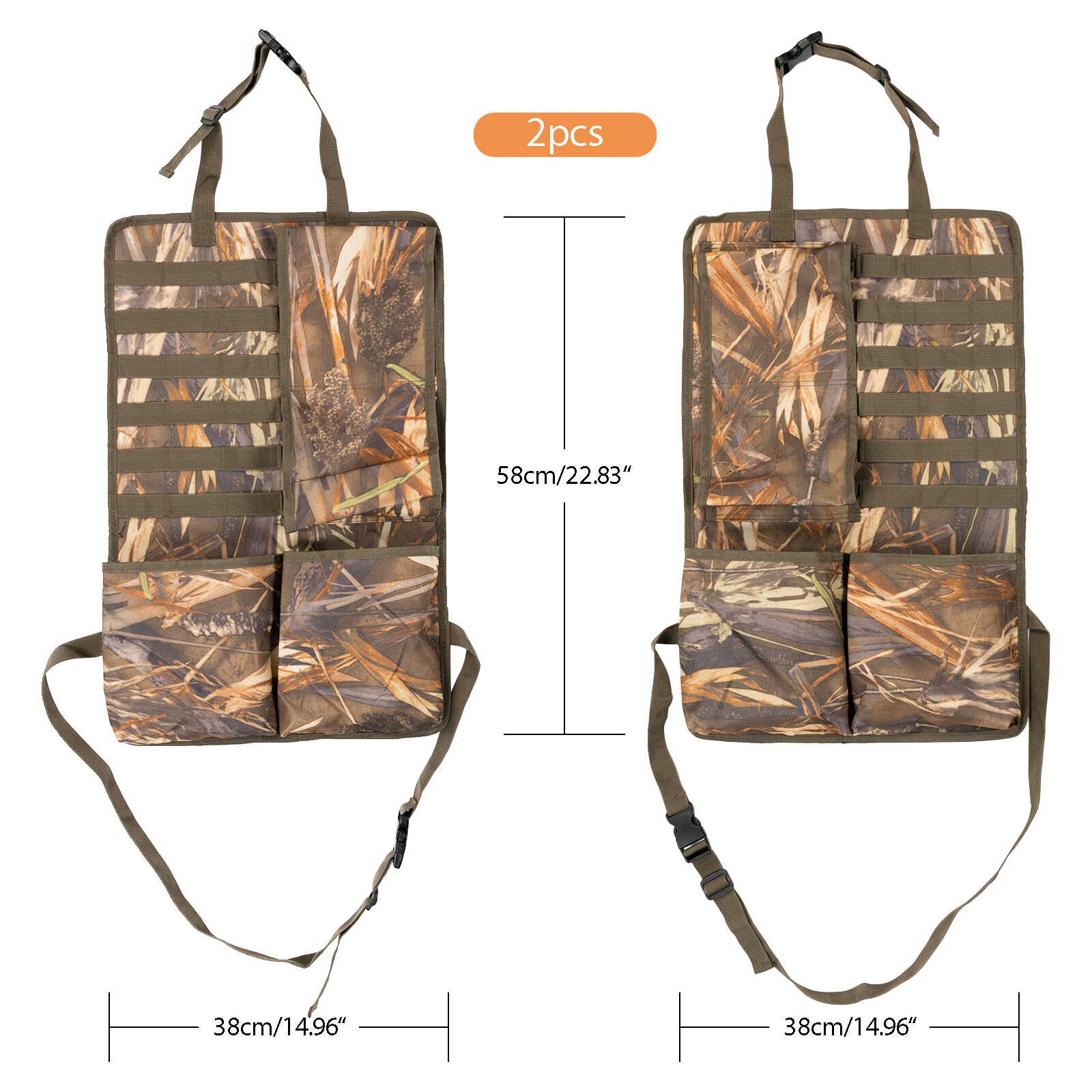 Back Seat Gun Rack Rifle Shotgun Storage Organizer Hunting Cars SUV ...