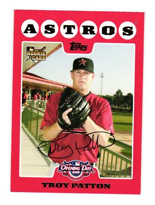 2008 Topps Opening Day #209 Troy Patton Houston Astros | eBay