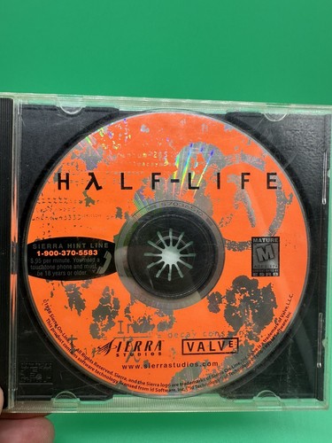 Half-Life (PC, 1998) - Original Sierra Release - TESTED/Disk Only ...