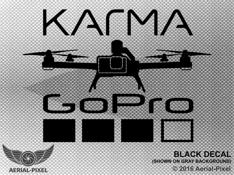 GoPro Karma Drone Window Decal Sticker Hero 5 Black / Session ...