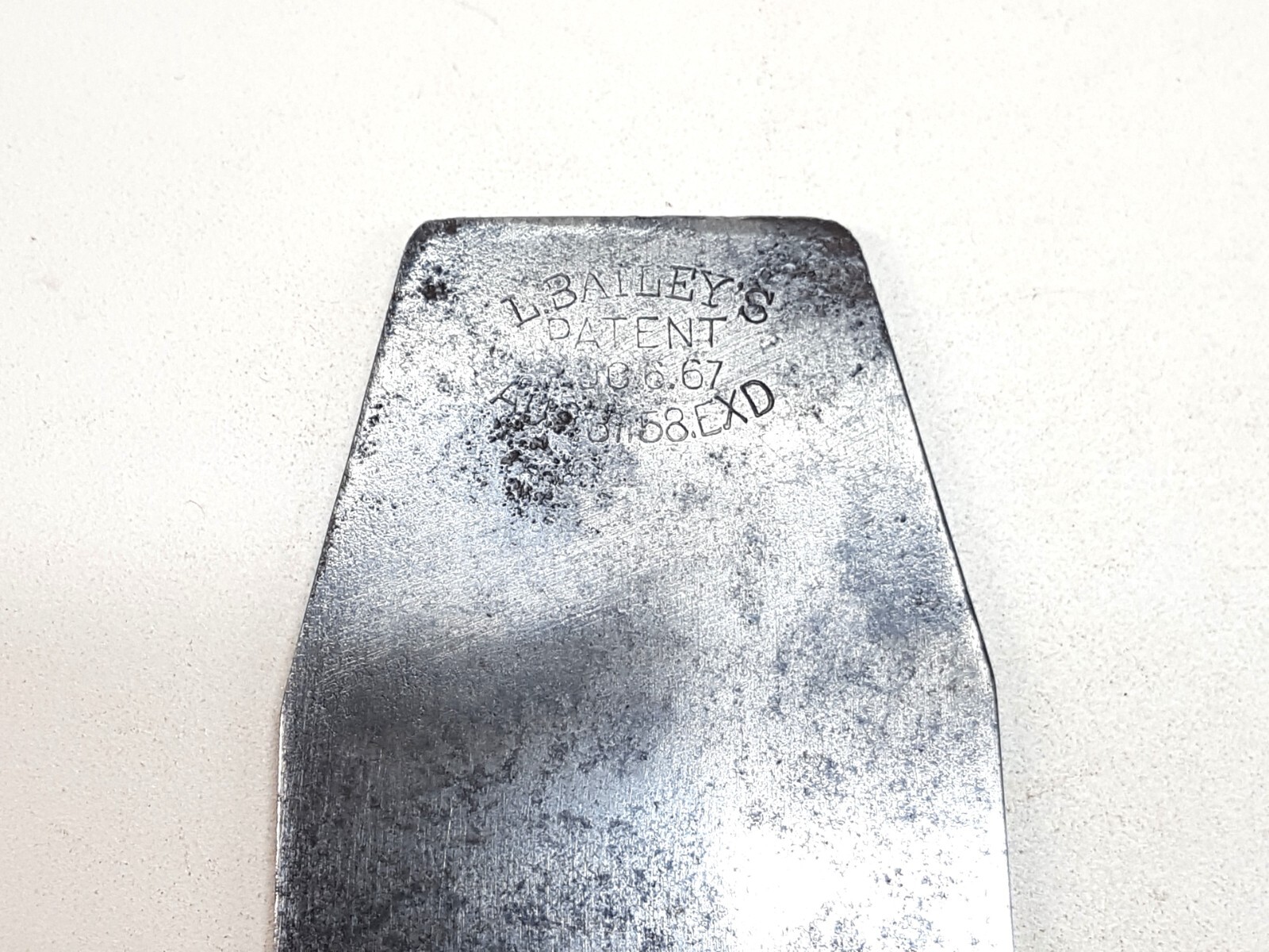 2467 L. Bailey No. 9 1/2 Iron with Patent Date Trademark, Faint | eBay