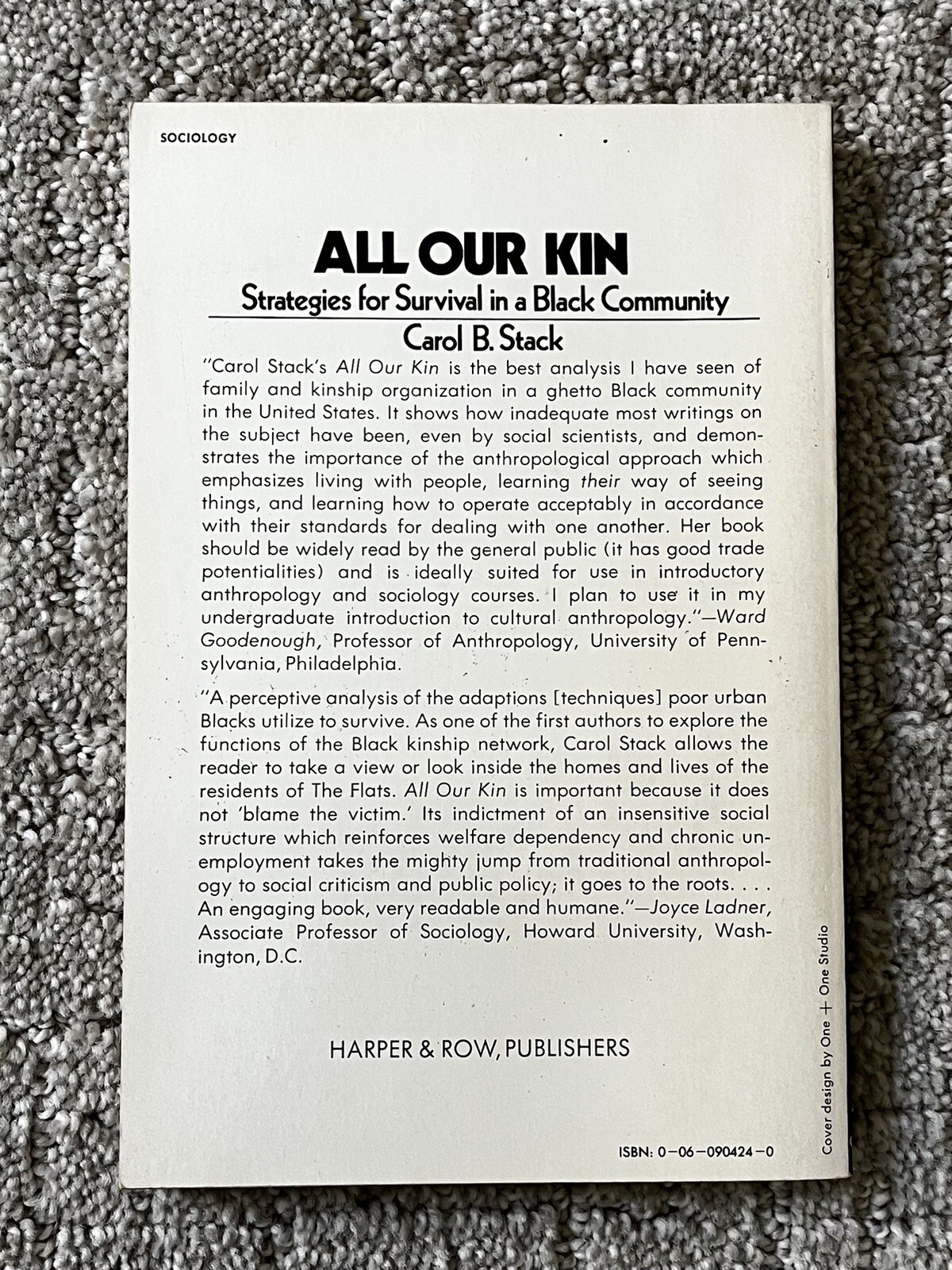 All Our Kin : Strategies for Survival in a Black Community by Carol B ...