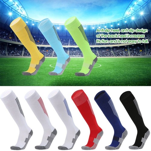 Boy Girl Breathable Long Sport Socks Anti-slip Football Socks Soccer ...