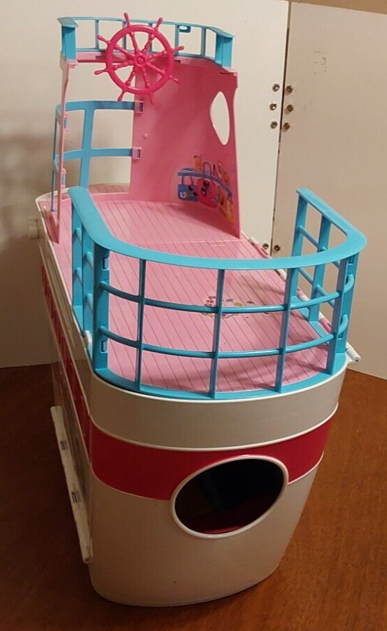 Mattel Barbie Sisters Cruise Ship Double Decker Pool Party Yacht Boat ...
